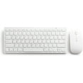 Ultra-thin wireless keyboard and mouse combo -White -For desktop/laptop ...