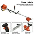 Happydeer Handheld Weed Eater with 3 T Blade Brush Cutter Weed Wacker ...