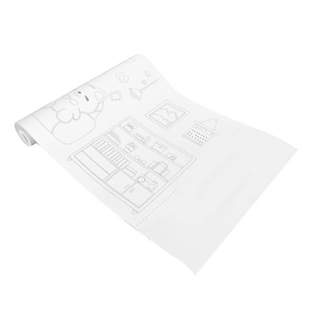 Kids Coloring Roll, Coloring Paper Roll Smoothing 10.9yd Hands On ...