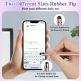 Antier Stylus Pen for iPad iPhone Samsung Tablet, with 2 Tip Sizes ...