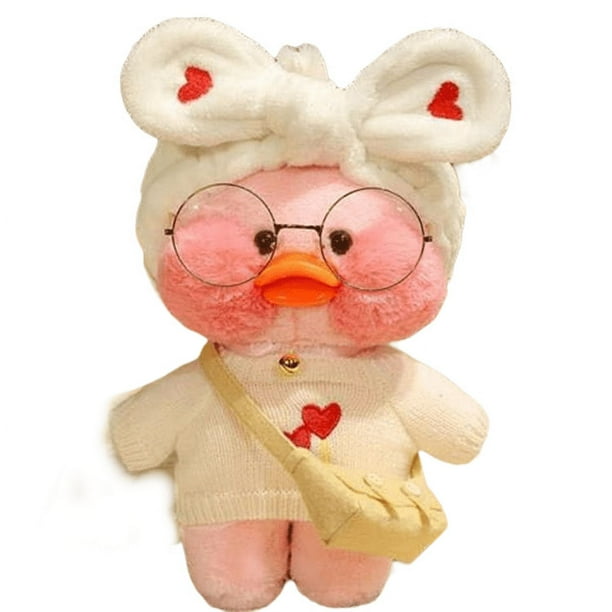 30cm Wearing Hyaluronic Acid Little Yellow Duck Doll Lalafanfan Duck ...