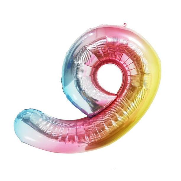 ziyahihome party balloon number balloon aluminum foil balloon party ...
