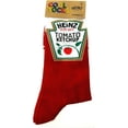 Heinz Tomato Ketchup Socks Bundled with Ketchup Candy - Novelty Gift ...