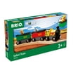 BRIO World Wooden Railway Train Set - Clever Crane Wagon - Ages 3 ...