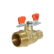 1 Pcs XFITTING Barb Crimp Pex 3/4 Inch Ball Valve With Drain, 24-3-7=1XX - Walmart.com
