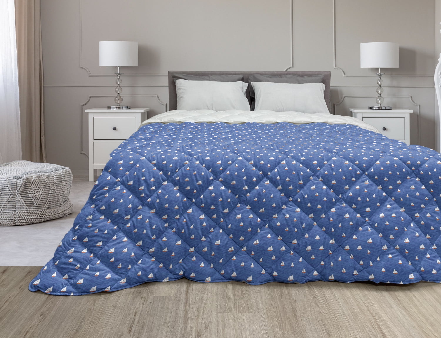 Abstract Down Alternative Comforter, Regular Basic Arcs Repetitive ...