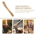Qiysamall Wooden Axe Replacement Handle Wooden Grip Axe Handle ...