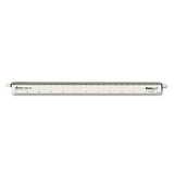 Chartpak Adjustable Triangular Scale Aluminum Architects Ruler, 12 ...