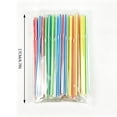 100pcs Food-Grade Multicolor Disposable Drinking Straws, Lightweight ...