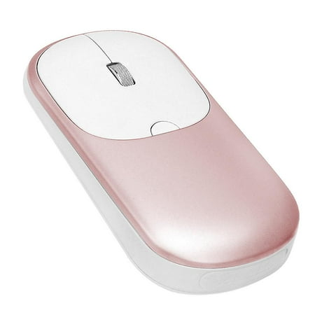 Rechargeable Bluetooth Mouse, Slim Silent Computer Mouse Dual Mode ...
