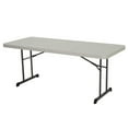 Lifetime 6 Foot Rectangle Folding Table, Indoor/Outdoor Professional ...