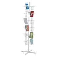 Black Metal Floor Standing Wire Rack - 10-Shelf Storage Display for ...