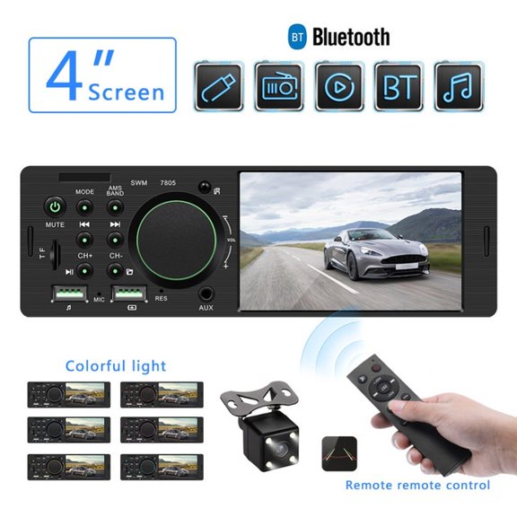 Restored Dual Electronics XDM17BT Single DIN Car Stereo USB & Aux Input ...