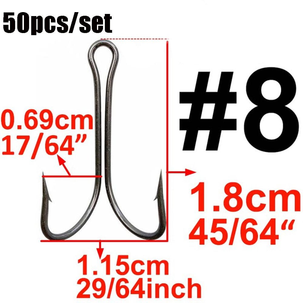 Sharp Size 1 2 4 6 8 Perforated Durable Head Jig Bass Fishook Fish Bait ...