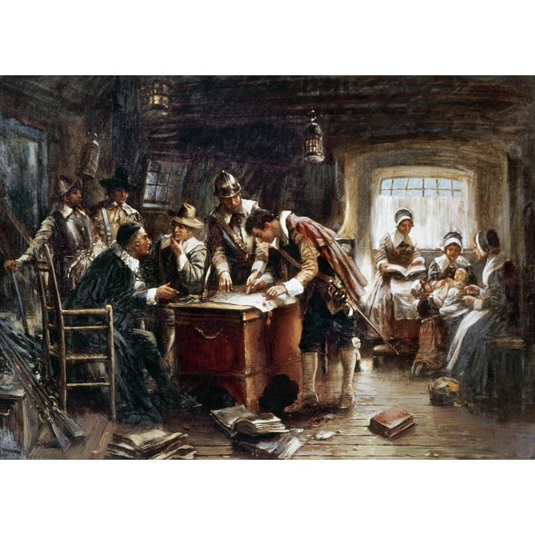 Pilgrims Mayflower Compact
