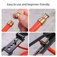 Multiple Size Brake Line Crimping Tool With Ergonomic Handle For Secure ...