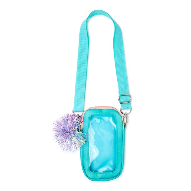 Wonder Nation Girls Phone Crossbody Bag Color Block - Walmart.com