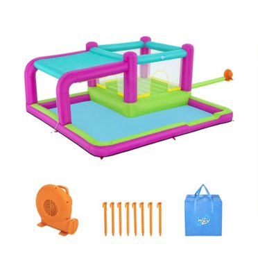 Bestway H2OGO! Funfinity Splash Kids Inflatable Mega Water Park with ...
