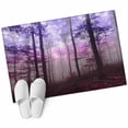 Area Rug 2 x 3 Ft, Purple Pink Forest Indoor Accent Bathroom Rugs for ...