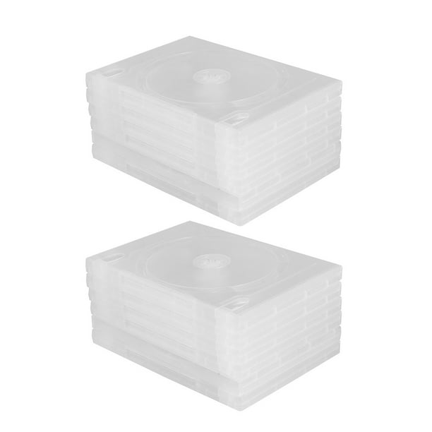 12Pcs Ultra Thin Transparent CD DVD Case Box Slim Clear Storage ...