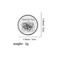 Black And White Funny Quote Enamel Pin I Feel Like This Lapel Pin For ...