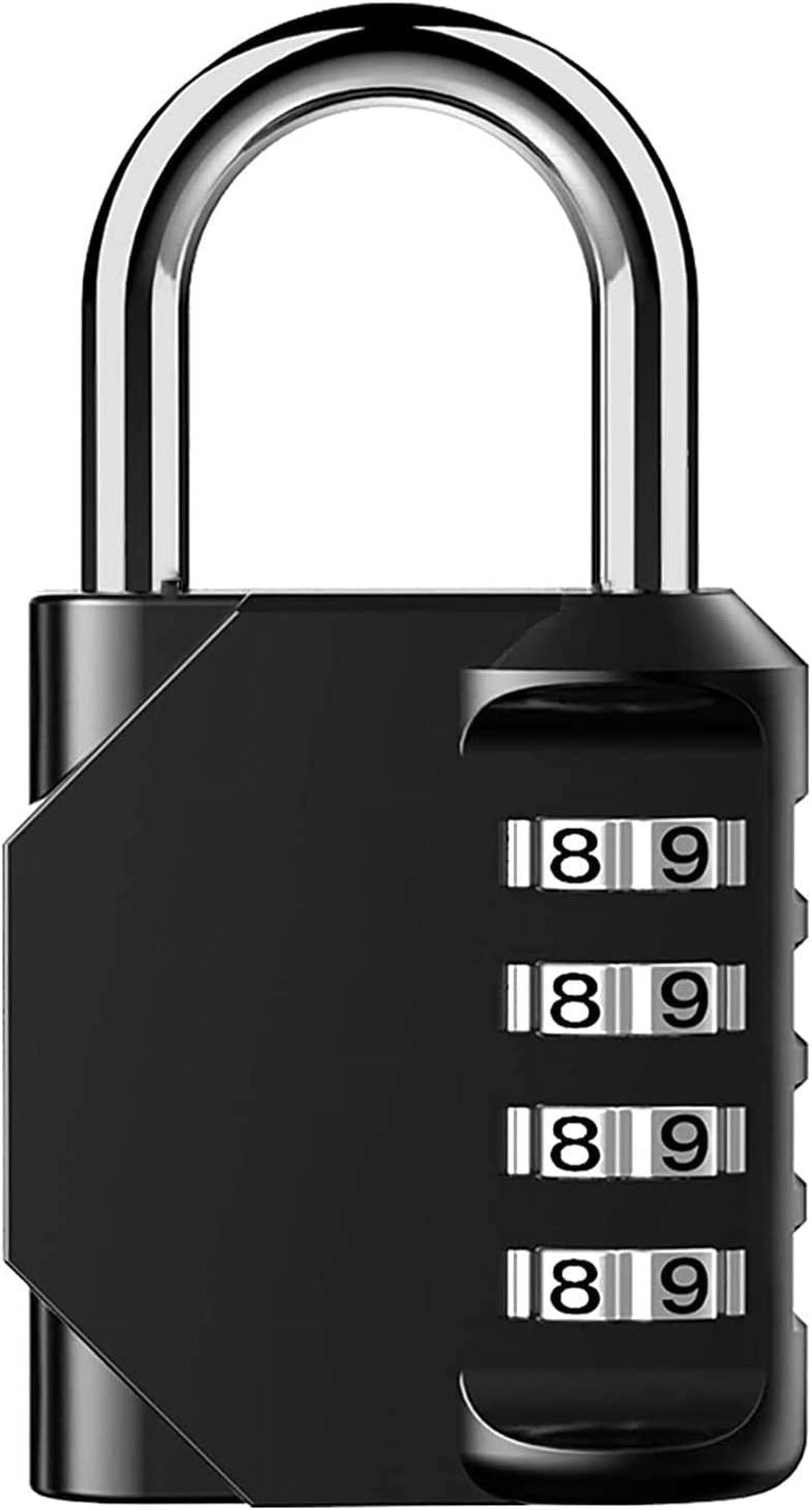 Candado (1 paquete rojo), candado de código, candado de gimnasio ...