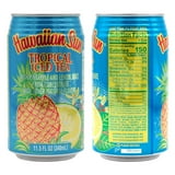 Snackathon Hawaiian Sun Drinks Tea Variety Pack, 6 Flavors, 12 Cans, 11 ...