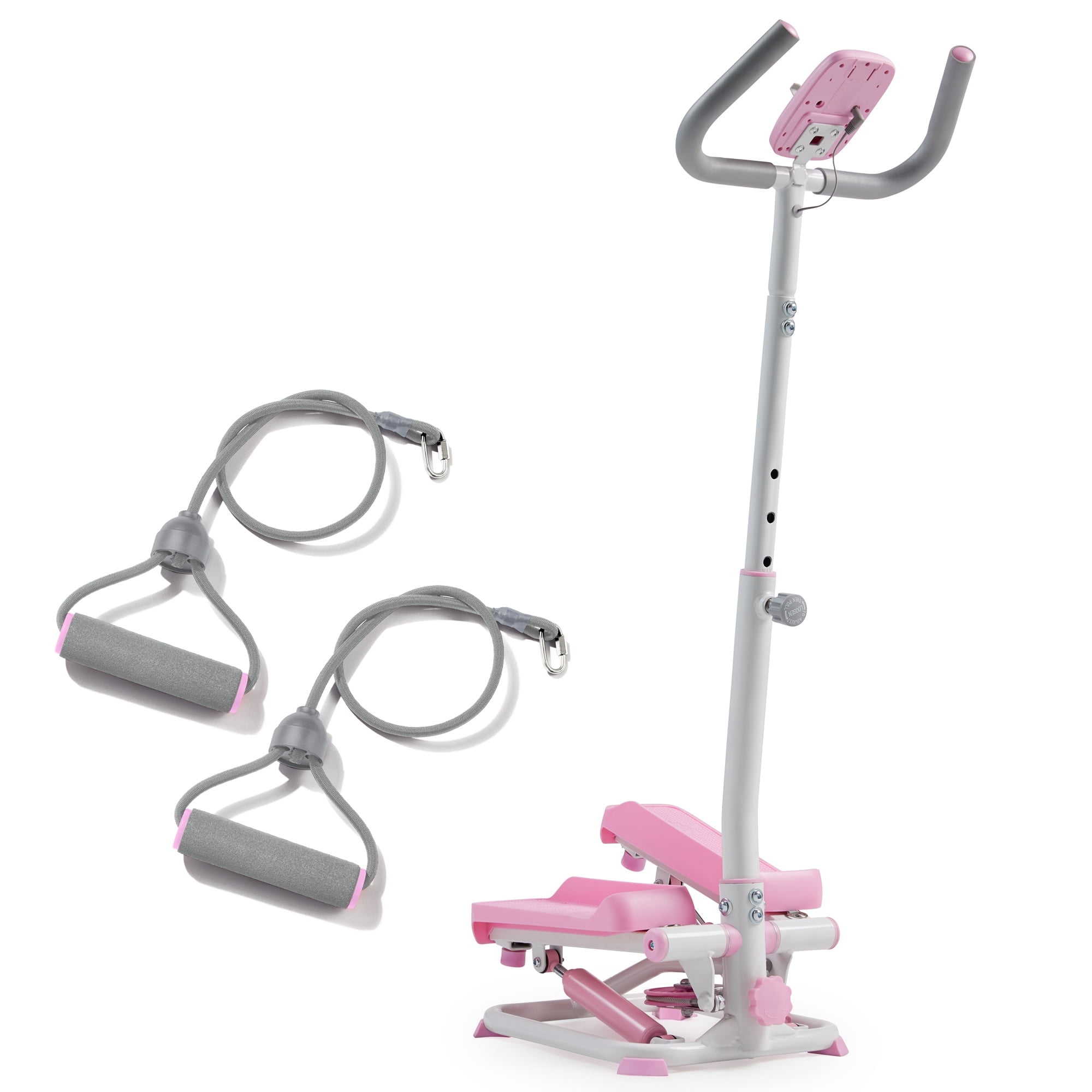 Click here for Pink Mini Stepper W Handlebar & Resistance Band  C... prices