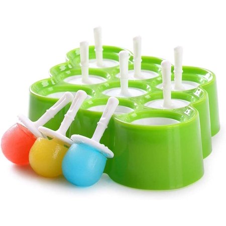 Reusable Mini Pop Molds,9 Miniature Popsicle Molds With Sticks and Drip ...