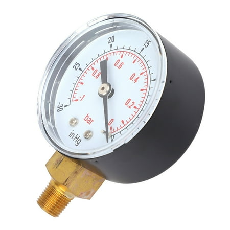 Vacuum Gauge, Air Gauge Vacuum Gauge Vacuum Gauge Bottom Connect, Water ...
