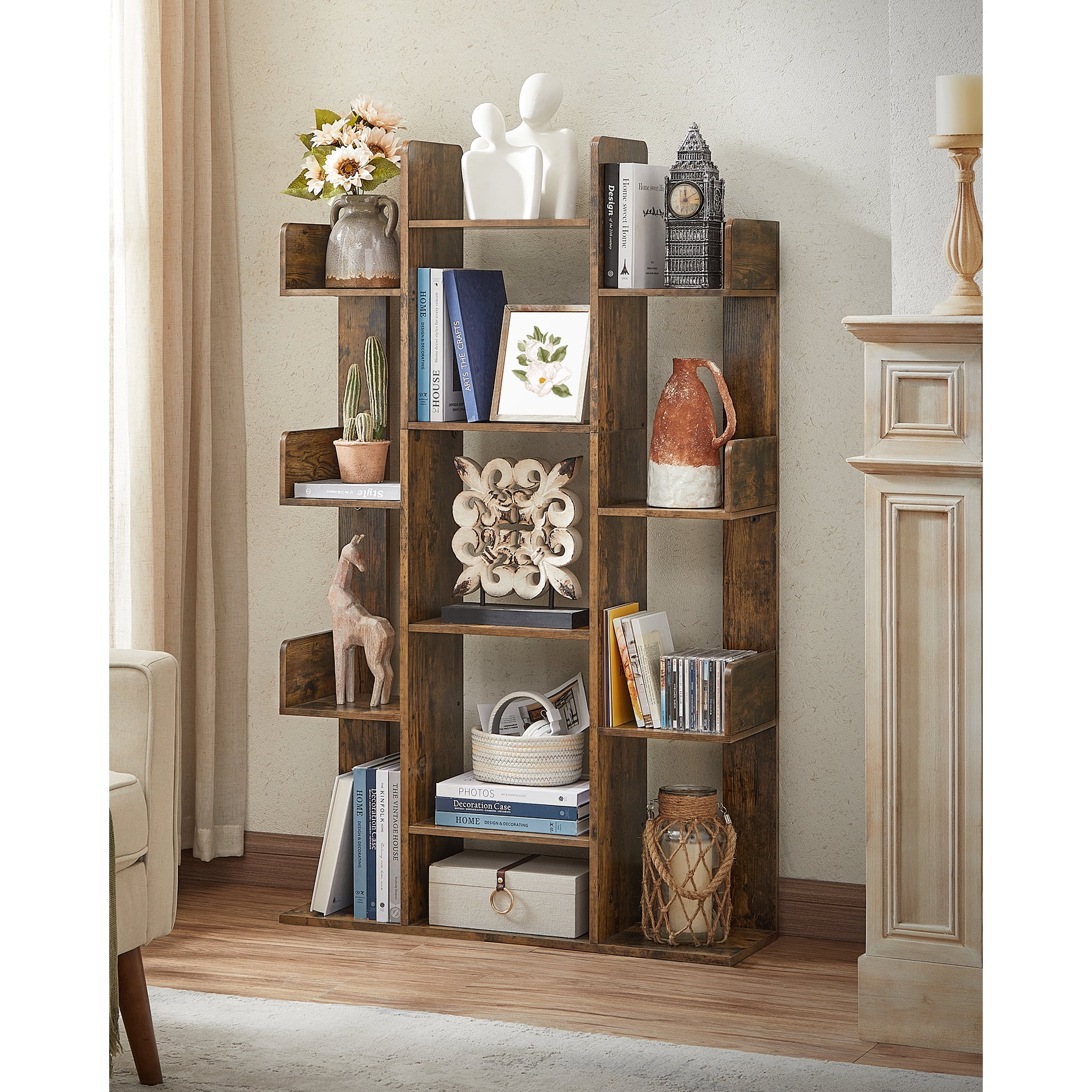 Click here for Vasagle Bookshelf  Tree-Shaped Bookcase With 13 St... prices