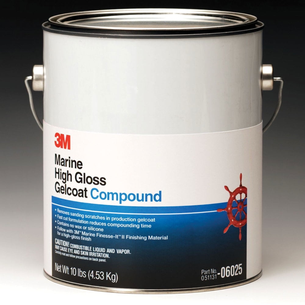 3M 06025 Marine High Gloss Gelcoat Compound - Walmart.com - Walmart.com