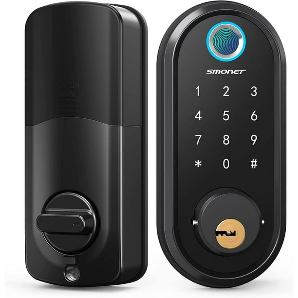 Smart Lock, Keyless Entry Door Lock for Front Door, Fingerprint ...
