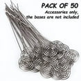 50pcs 4.7''L Ring Loop Round Shape DIY Craft Wire Clip Table Card ...