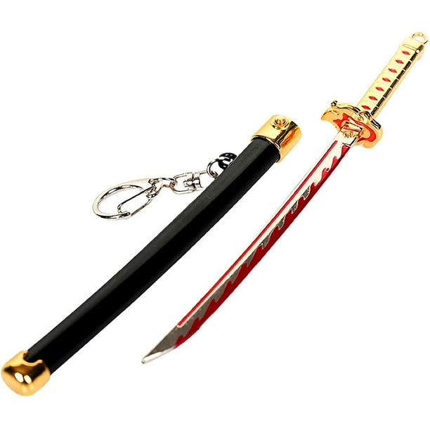 Demon Slayer Sword Mini Katana Keychains Anime Figure Tanjiro For Men ...