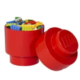LEGO Round Storage Brick Toy Box, Bright Red - Walmart.com