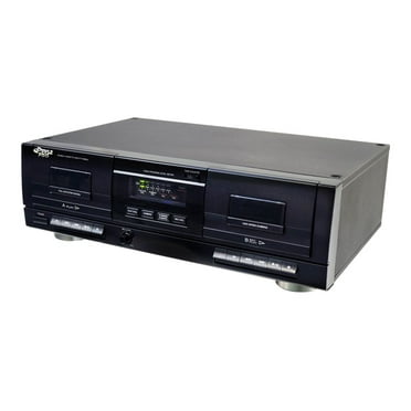 Clear Audio Dual Stereo Cassette Tape Deck MP3 Music Converter CrO2 ...