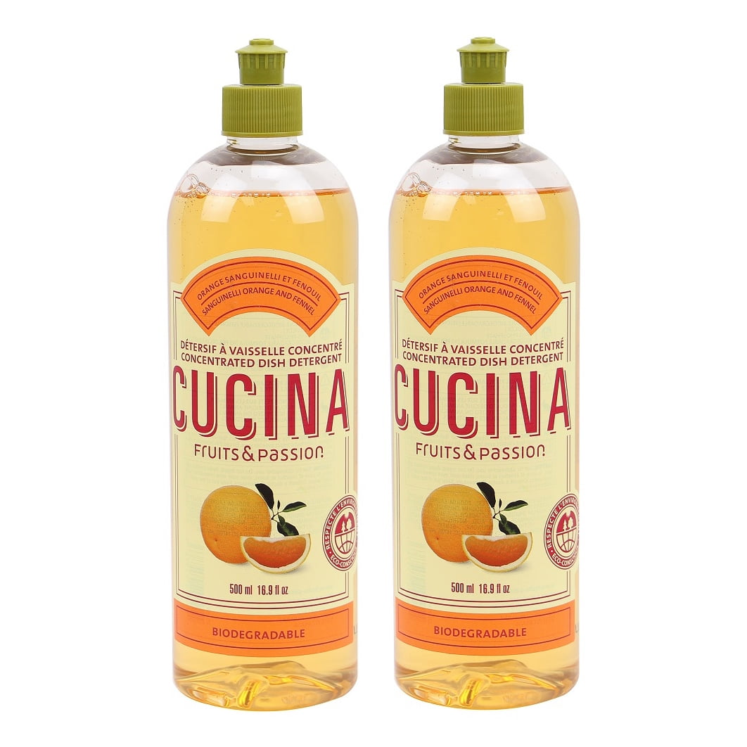 Fruits & Passion Cucina Concentrated Biodegradable Liquid Dish Soap ...