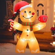 Christmas Inflatable Airblown Santa on Giant Elephant - Walmart.com