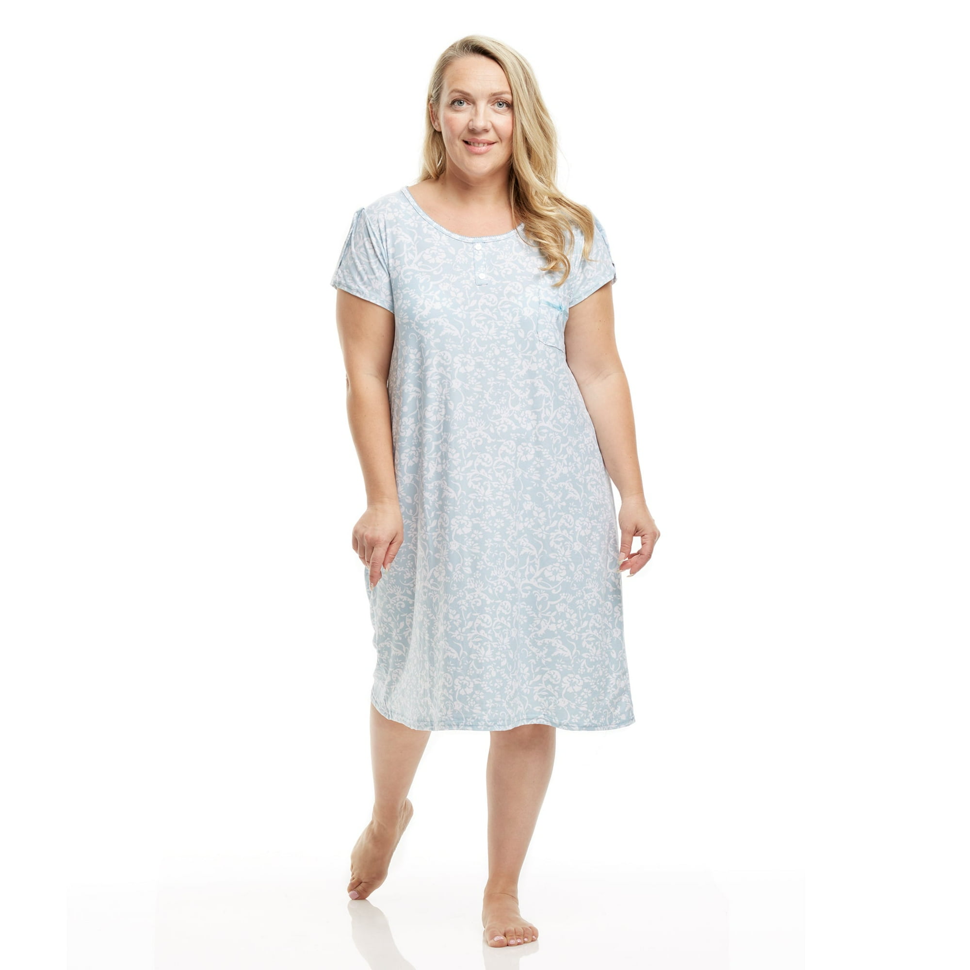 Click here for Carole Martin Womens Mid Calf Night Gown With Shor... prices