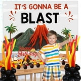 Volcano Party Decoration Hot Lava Party, It's Gonna Be A Blast Backdrop ...