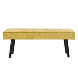 Kithkasa Modern Entryway Bench, Padded Corduroy Seat, Wide Front Entry ...