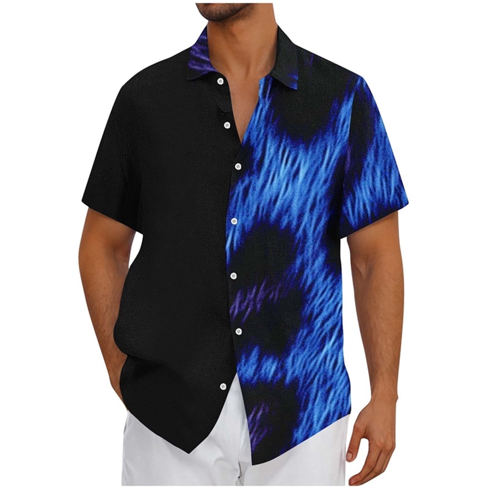 Click here for Ctreela Mens Vintage Bowling Shirts Leopard Graphi... prices