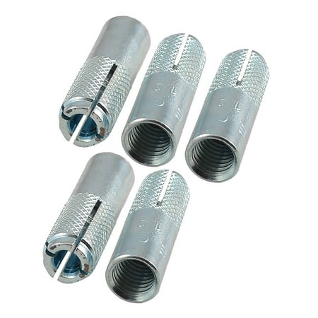 5 Pcs M10 Thread Metal Sleeve Anchors Tool Expanding Expansion Bolt ...