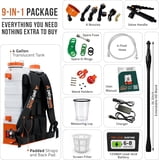 PetraTools HD4000 4 Gallon Electric Backpack Sprayer - Walmart.com