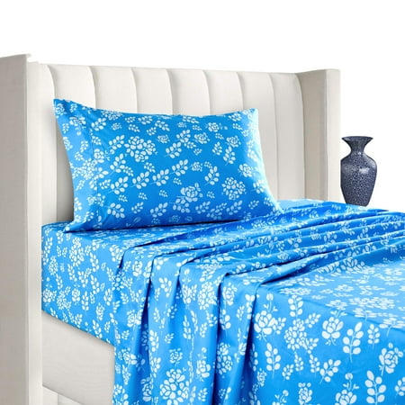 Lux Decor Collection Premium 3 PC Bed Sheet Set 1800 Microfiber Bedding ...