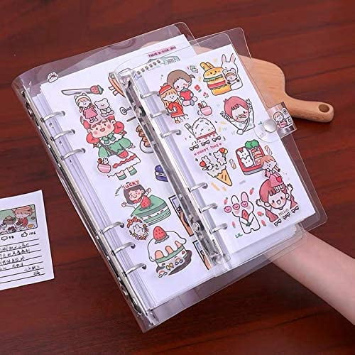 Sticker Collecting Album Reusable Sticker Book 40 Sheets 7.5" x 5" (PVC ...