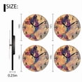 10 Inch Wall Clock Battery Operated Square Clock for Office, Kitchen ...
