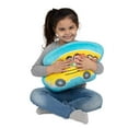 CoComelon Wheels on the Bus Squish Toddler Pillow, Yellow, Blue ...