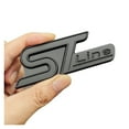 3D Metal ST Line Logo Badge Car Side Front Grill Embelm Sticker ...